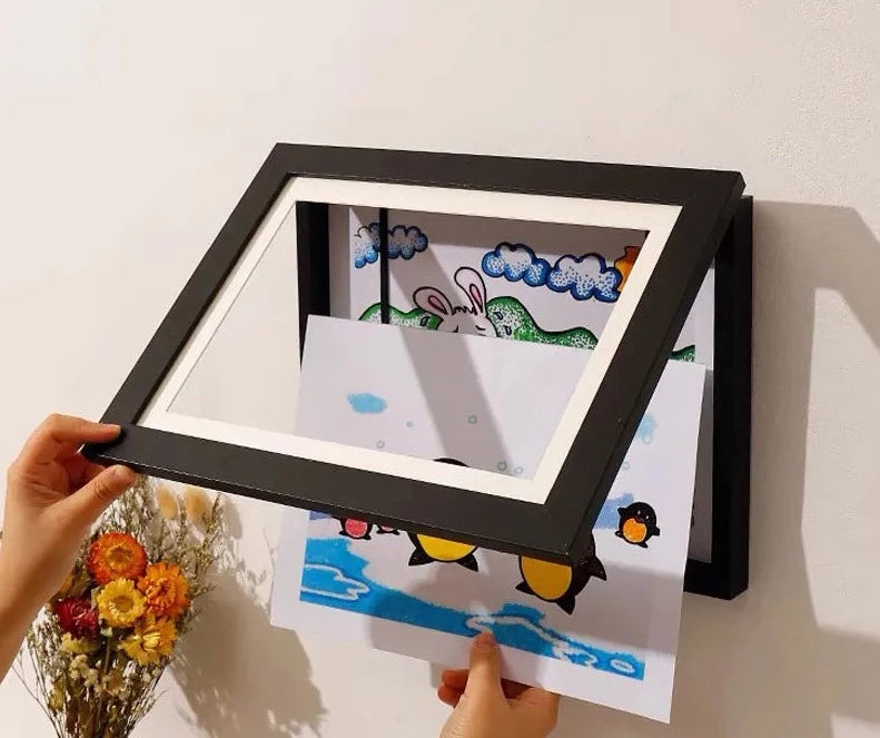 Reusable Magnetic Art Frame – Little Home Hacks